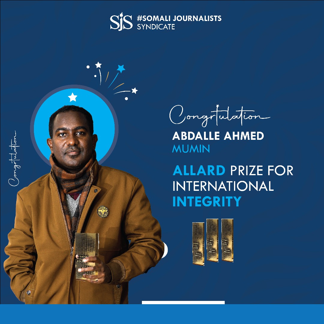 A Proud Moment: SJS Leader Abdalle Mumin Wins the 2025 Allard Prize Honour